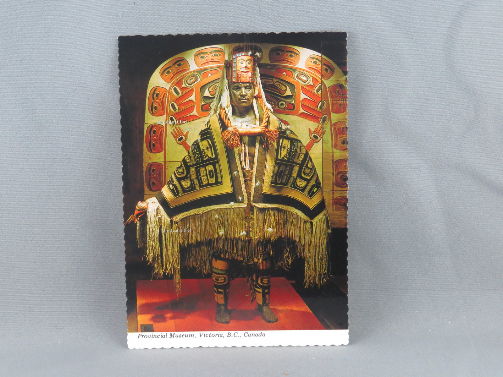 Vintage Postcard - Tsimshian Chief Costume Provincial Museum - Peacock ...