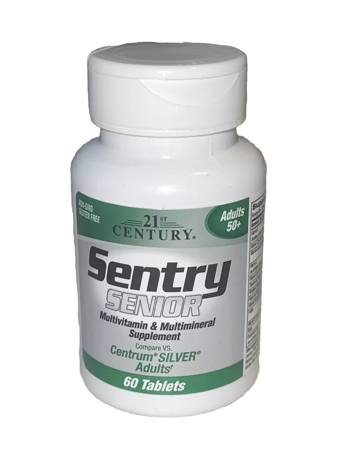 New Sentry Senior 60ct Adults 50+ Multivitamin & Mineral Supplement ...