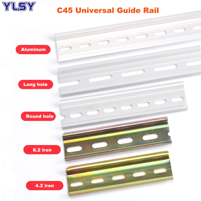 House Home 1Pcs Aluminum/Steel Universal Guide Rail DIN Mounting C45 ...