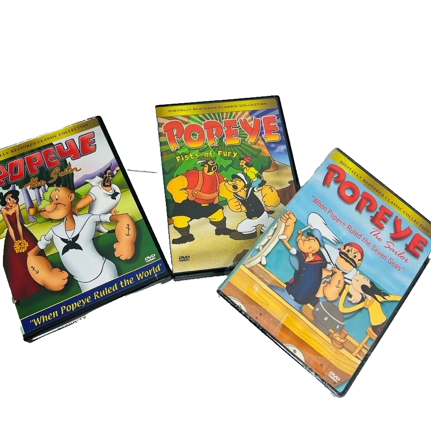 Popeye Sailer Ruled The 7 Seas World Fists Of Fury 3 Dvds Digitally ...