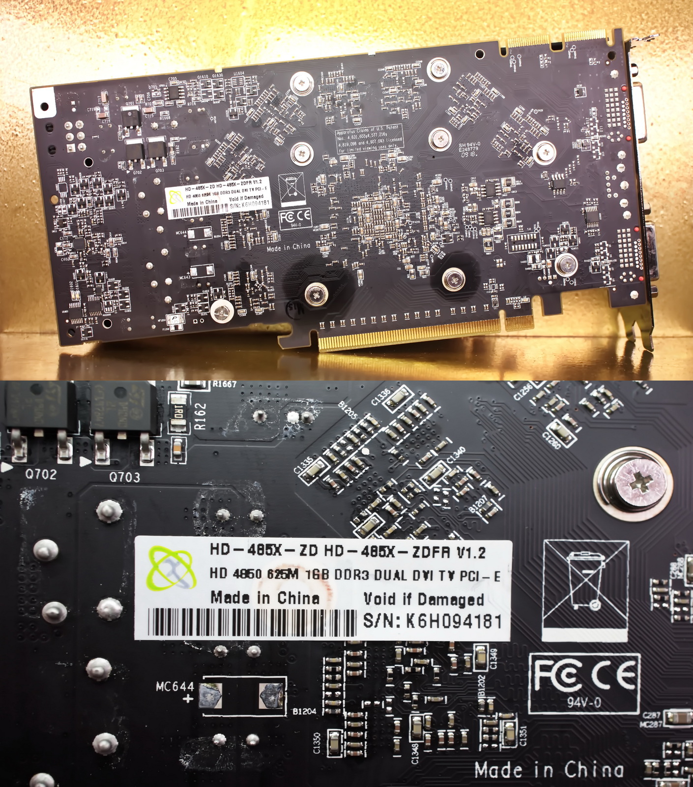 XFX HD 4850 625M 1GB DDR3 Dual DVI TV PCIe Graphics Card - HD-485X-ZDFR ...