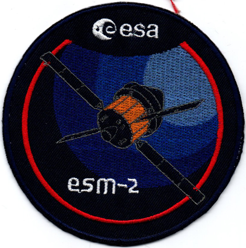 Human Space Flights Artemis II esm-2 Orion USA Badge Iron On ...