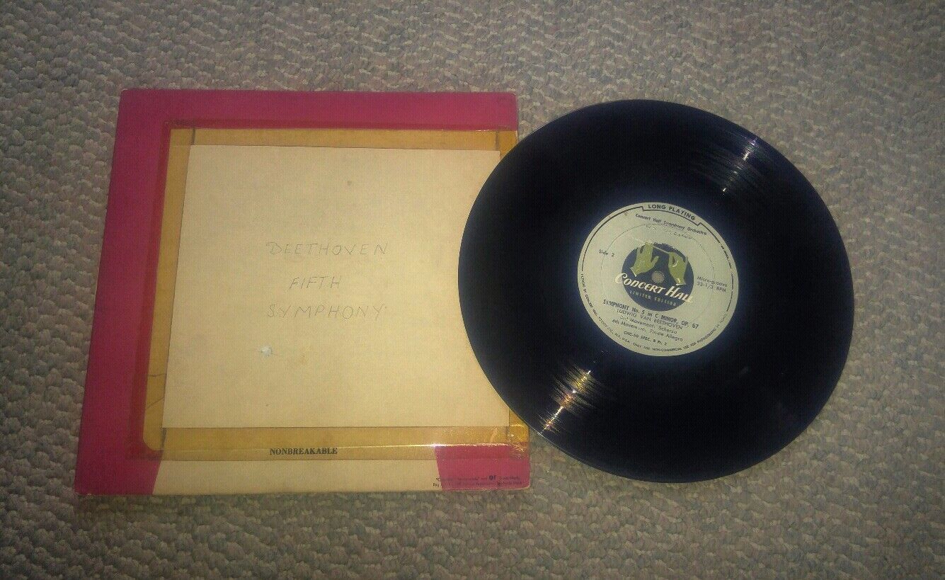 Vtg Concert Hall Record Beethoven Fifth Symphony 5th Limited Edition ...