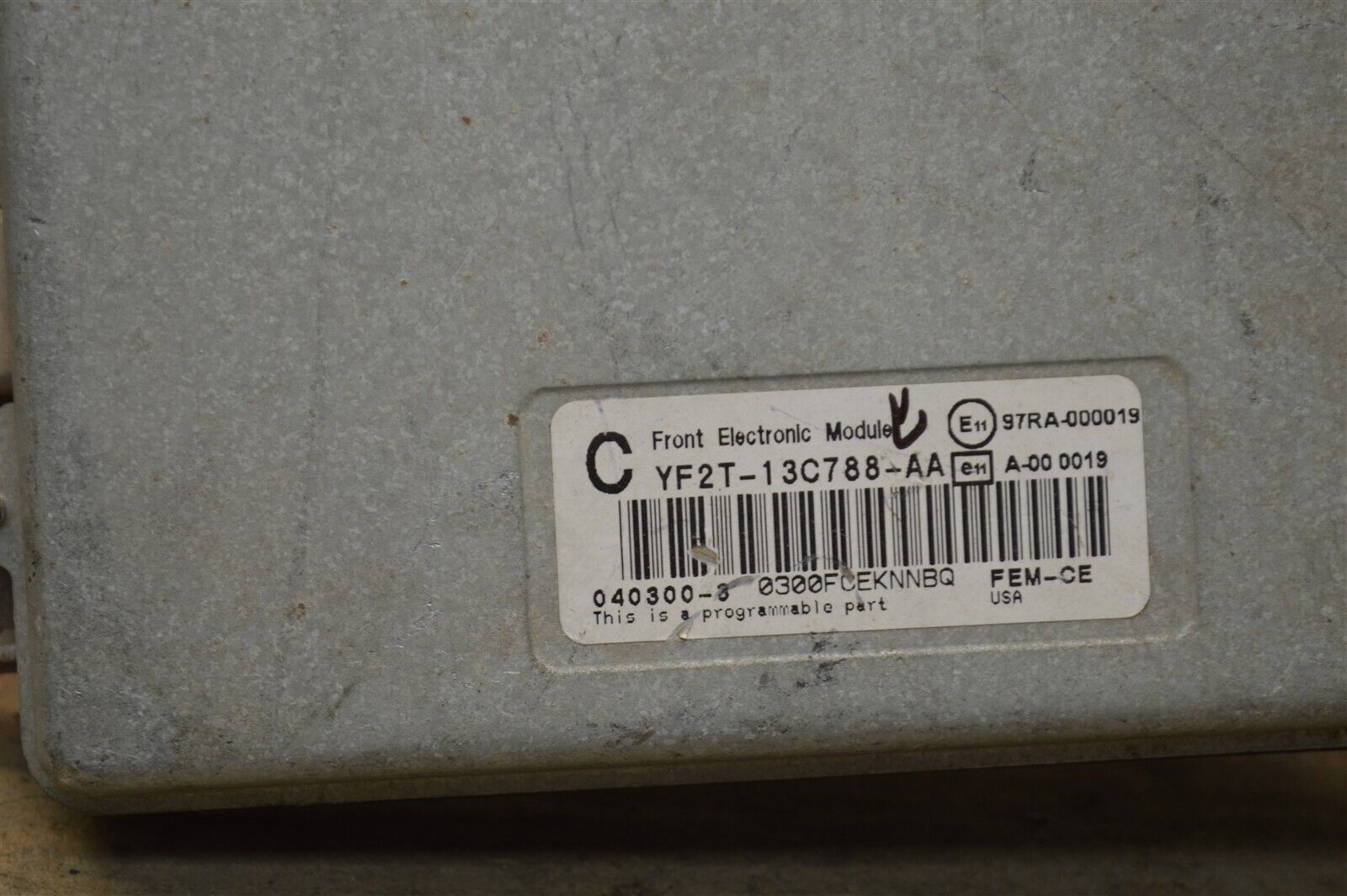 2000 Ford Windstar Multifunction Control Unit YF2T13C788AA Module 790 ...