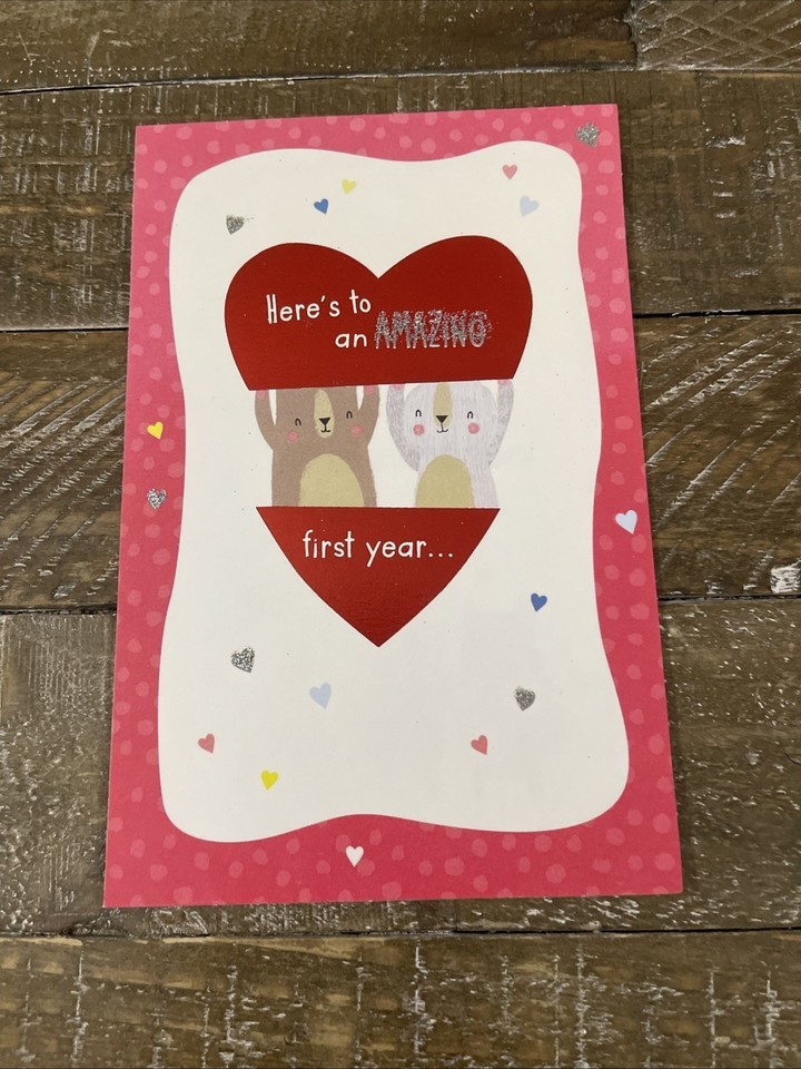 American Greetings Greeting Card Anniversary Amazing First Year ...