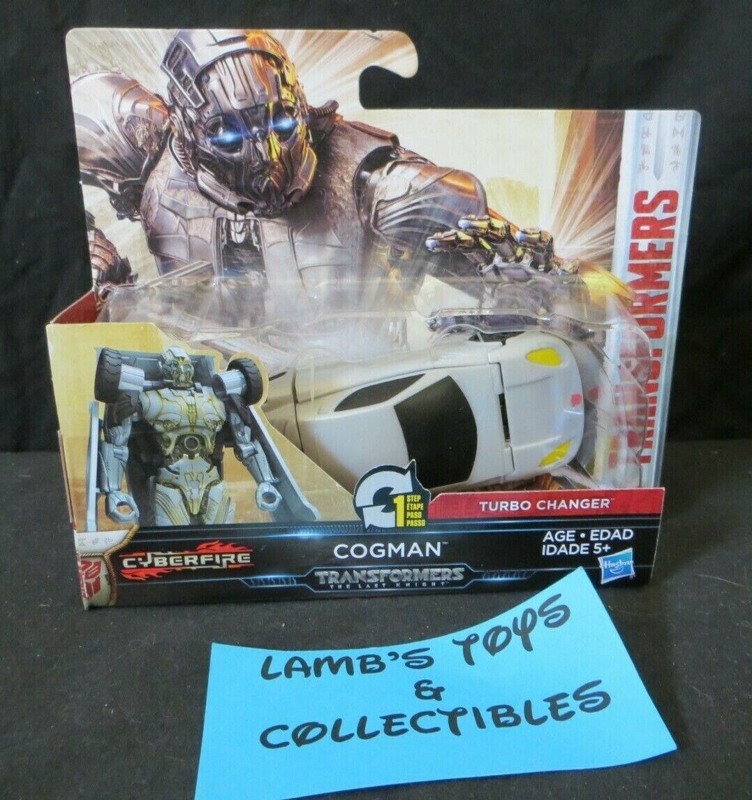 2016 Transformers The Last Knight ONE-STEP Turbo Changer Cogman butler ...