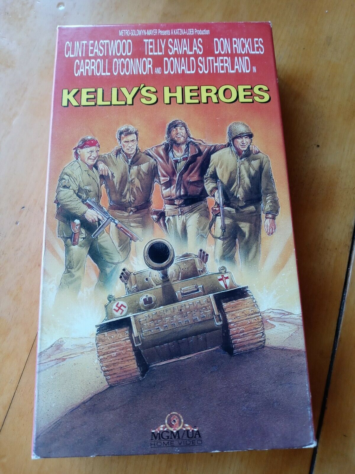 Kellys Heroes VHS Tape Clint Eastwood Telly and similar items