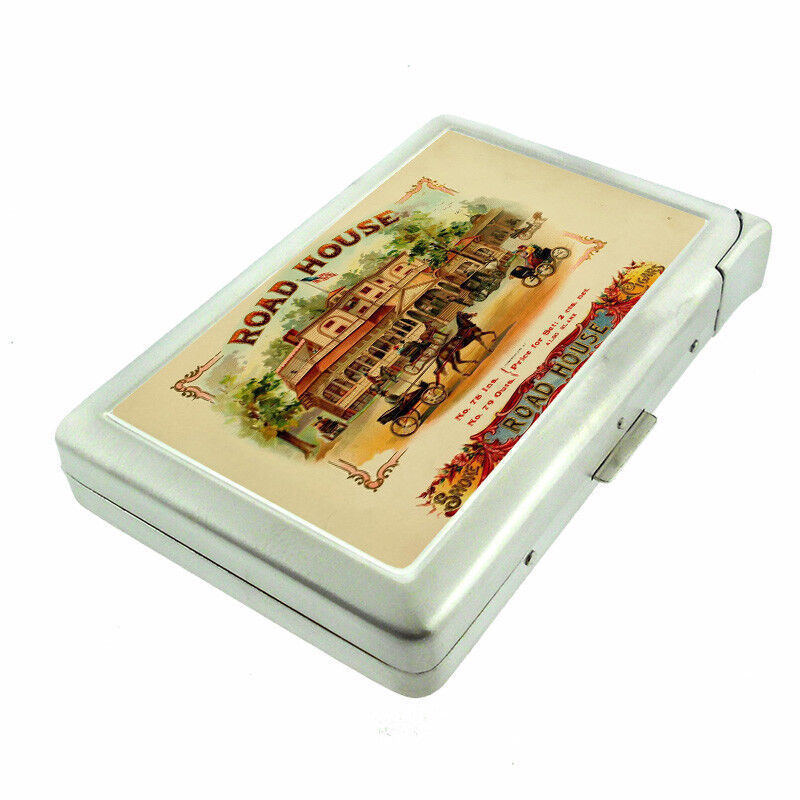 Vintage Cigar Box Poster D12 100's Size Cigarette Case with Built in ...