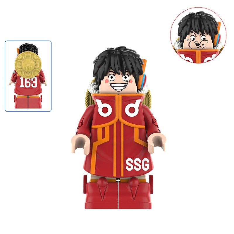 One Piece Egghead Luffy Minifigures Building Toys - Building Toy ...
