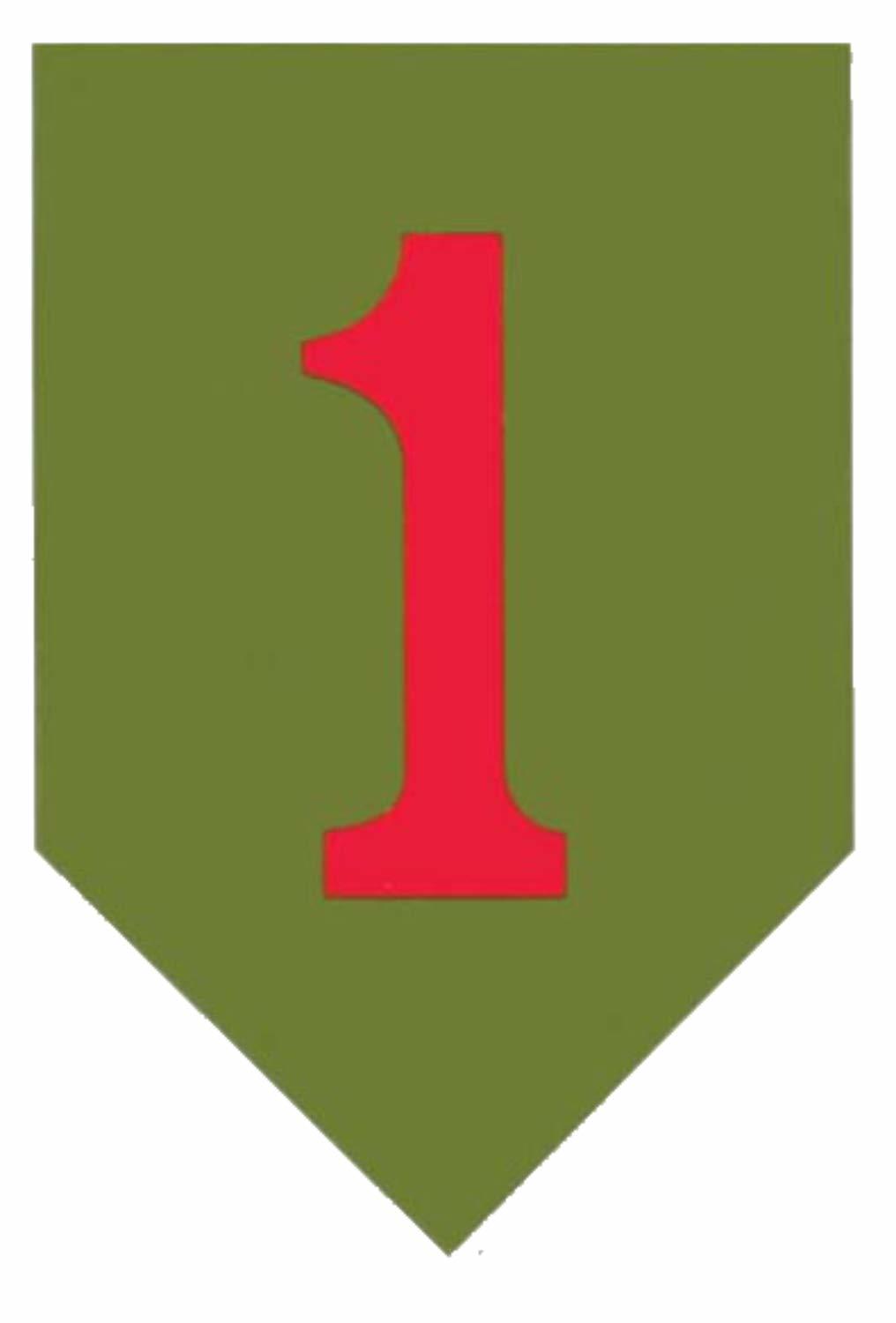 Big Red One 1st Infantry Decal - Veteran Owned Business - Everything Else