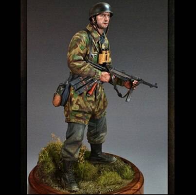 1/9 200mm Resin Model Kit German Soldier Infantryman WW2 Unpainted ...