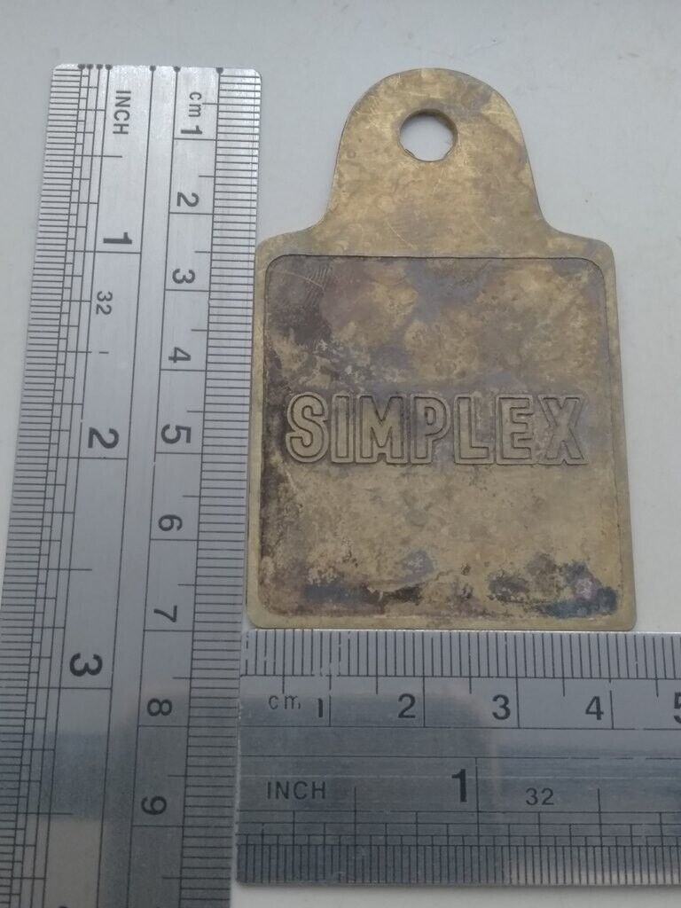 For Handlebar stem emblem SIMPLEX Emblem Badge For Vintage Bicycle ...