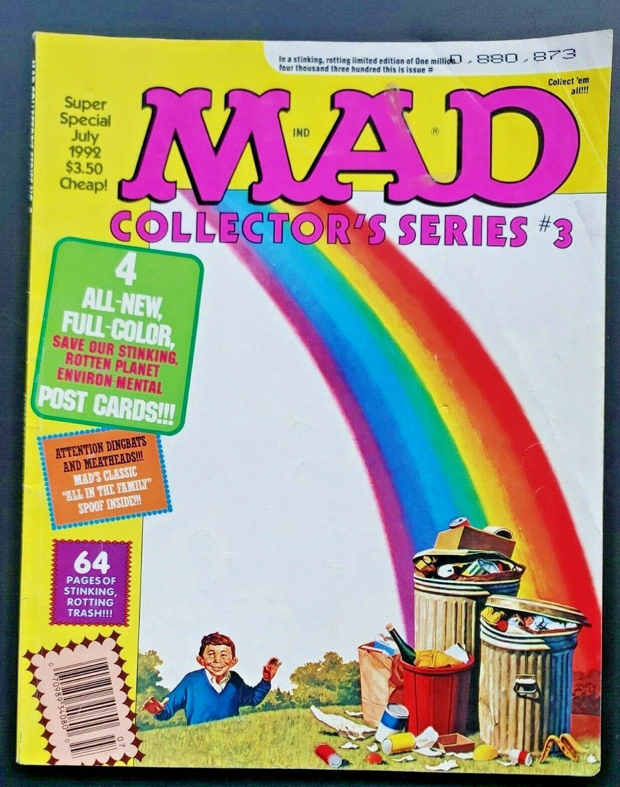 1992 MAD Magazine July Collector's Series #3 M 224 - Magazines