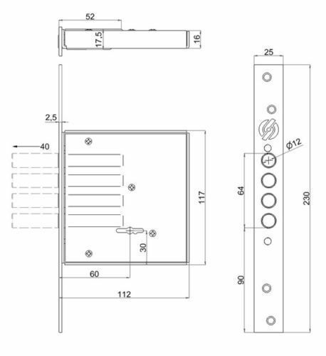 SECUREMME 2020 High Security Dead Bolt Door Lock/With 3 Keys/Chrome ...