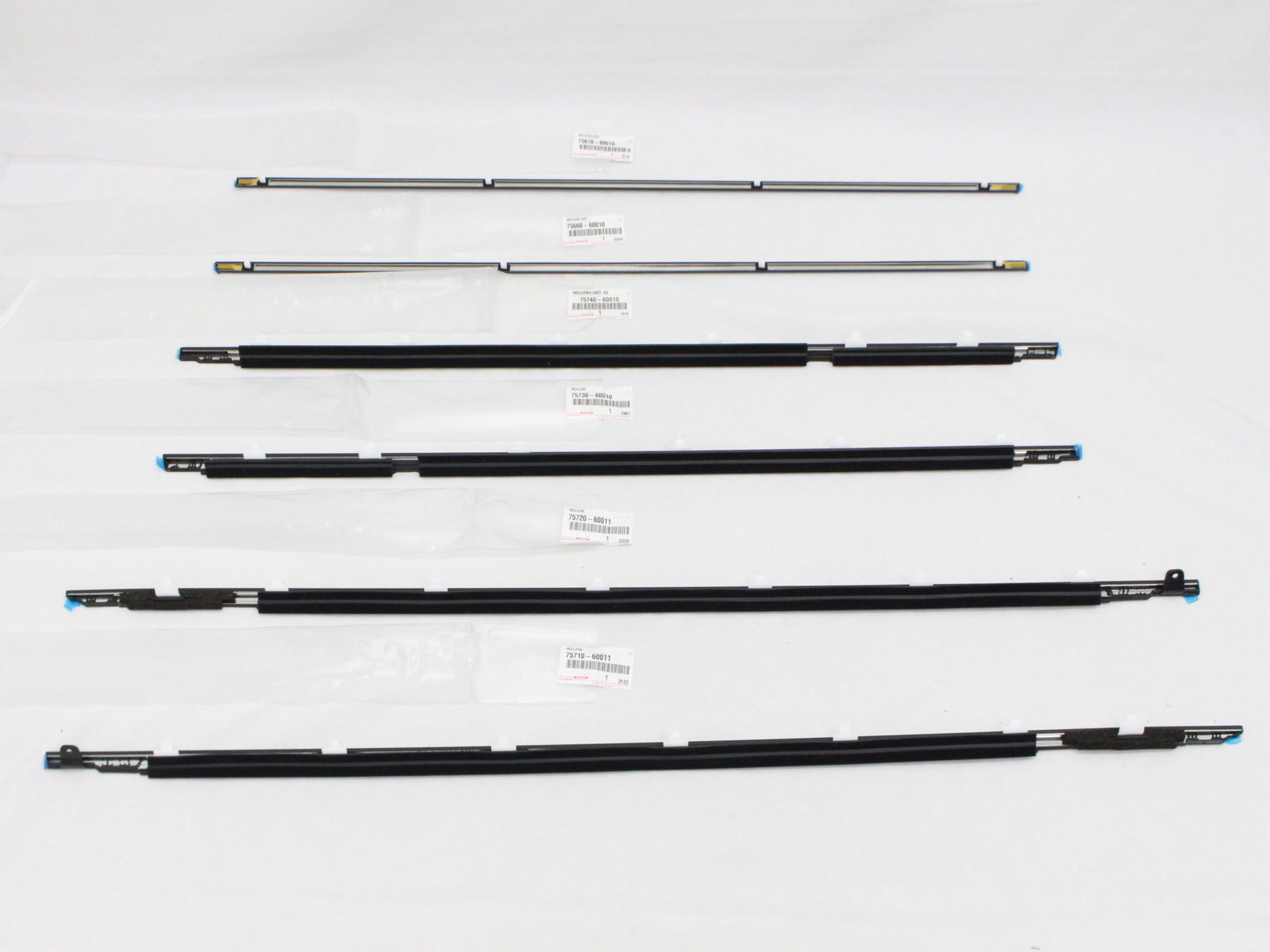 Lexus LX450 Toyota Land Cruiser FJ80 Chrome Front Rear Door Belt ...