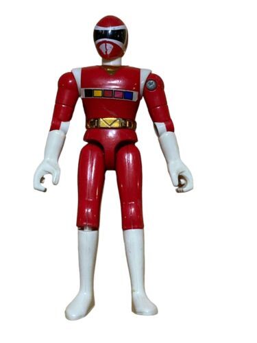Power Rangers Turbo Red Ranger 5” inch Action Figure Bandai Vintage ...