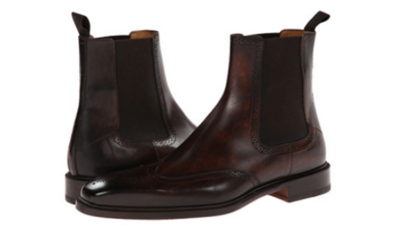 Men's Leather Handmade Brouge,Wingtip,Chelsea Boot - Boots