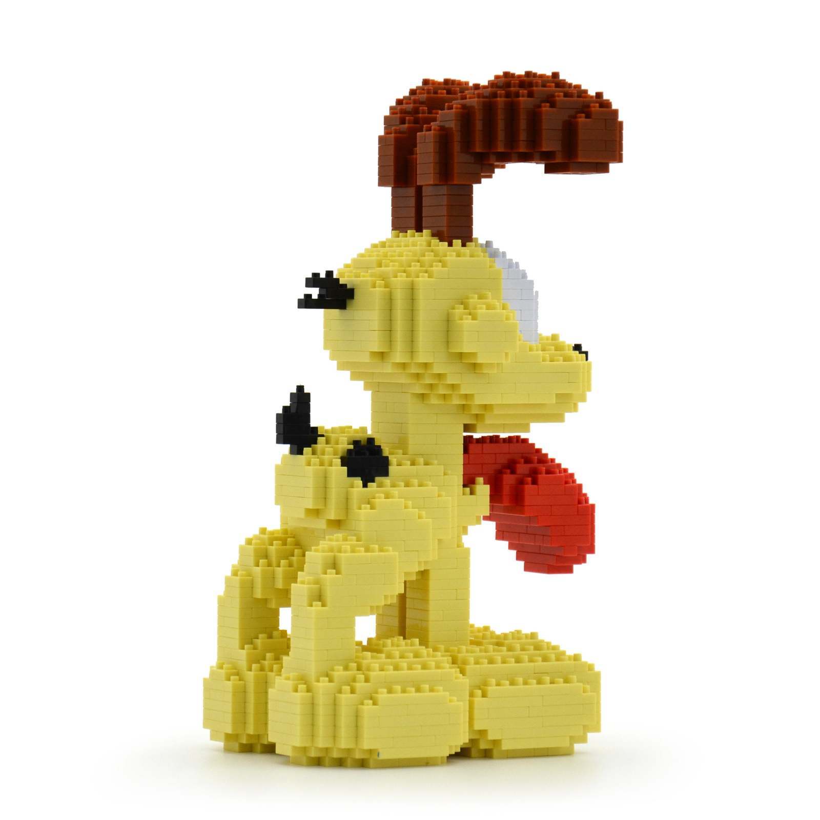Odie (Garfield) Brick Sculpture (JEKCA Lego Brick) DIY Kit - Building ...