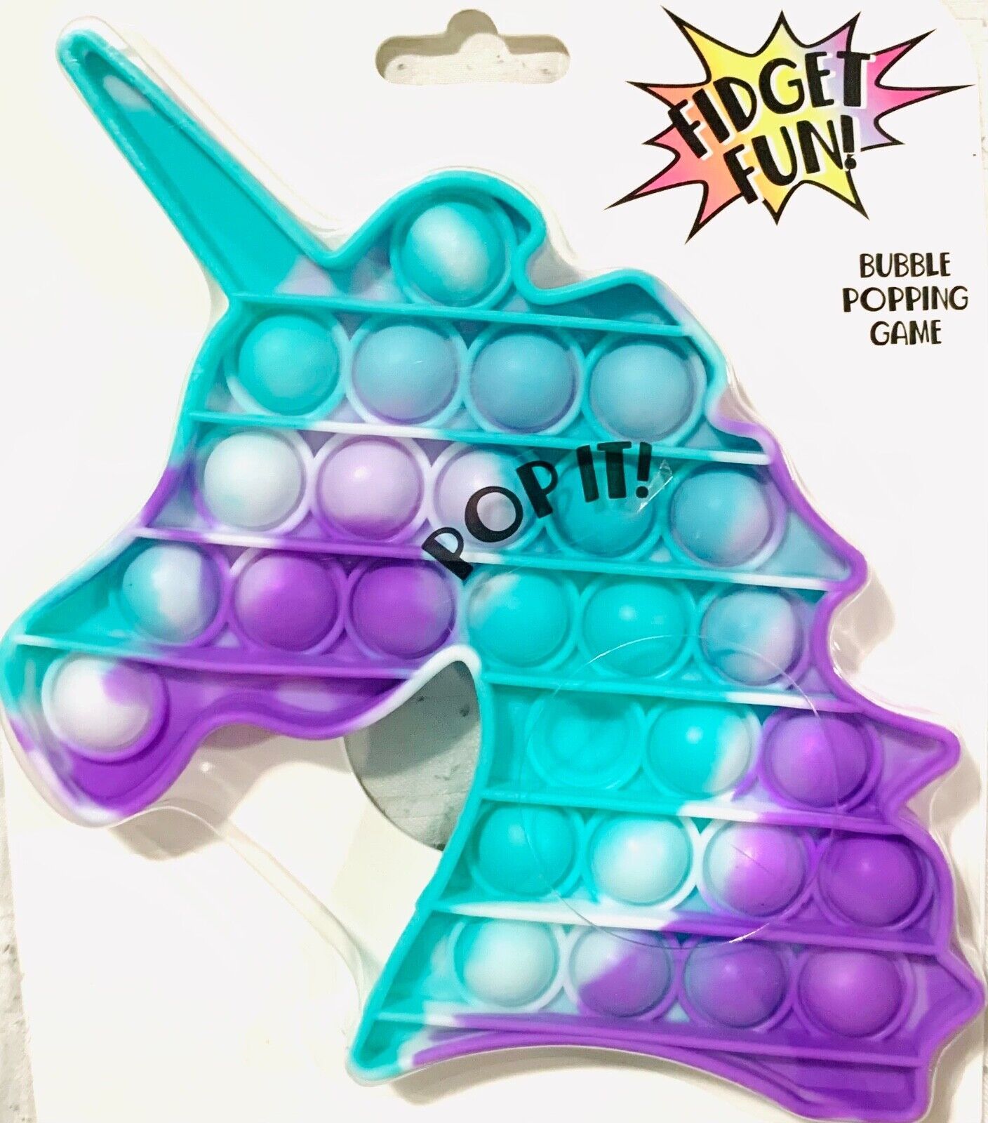 Fidget Fun! Pop It? Bubble Popping Game, Unicorn, Age 3+, Autism ...