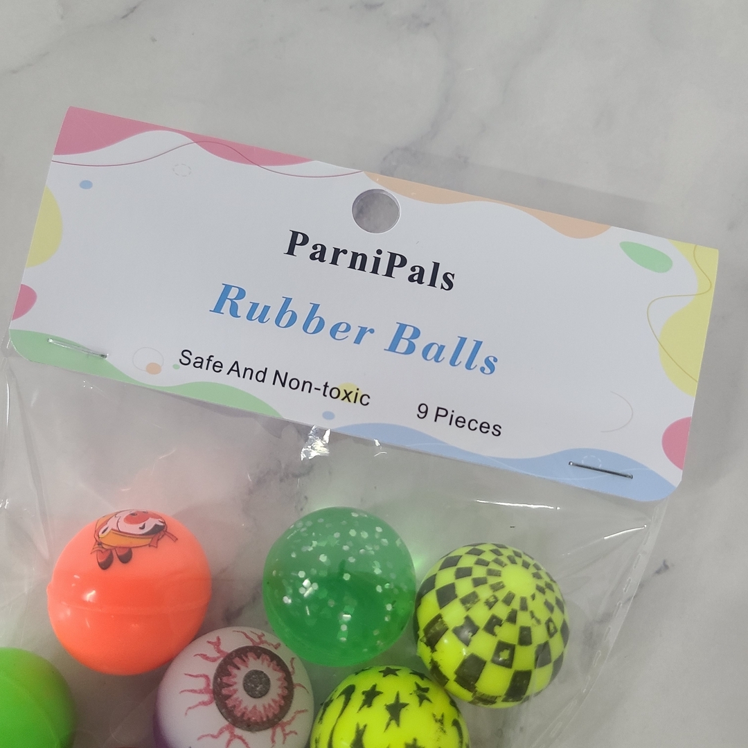 ParniPals Rubber balls Super elastic rubber ball, safe and non-toxic ...