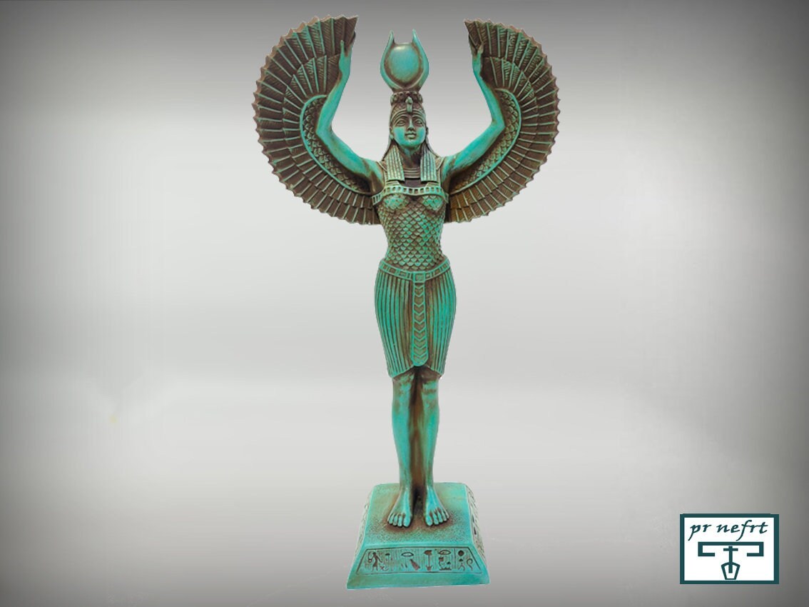 The winged goddess Isis statue - A powerful statue of Isis is Available ...