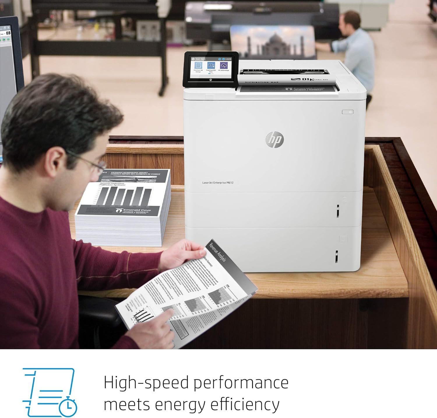 HP LASERJET M612X 7PS87A 75 pages per minute Duplex Network Wifi 2nd ...