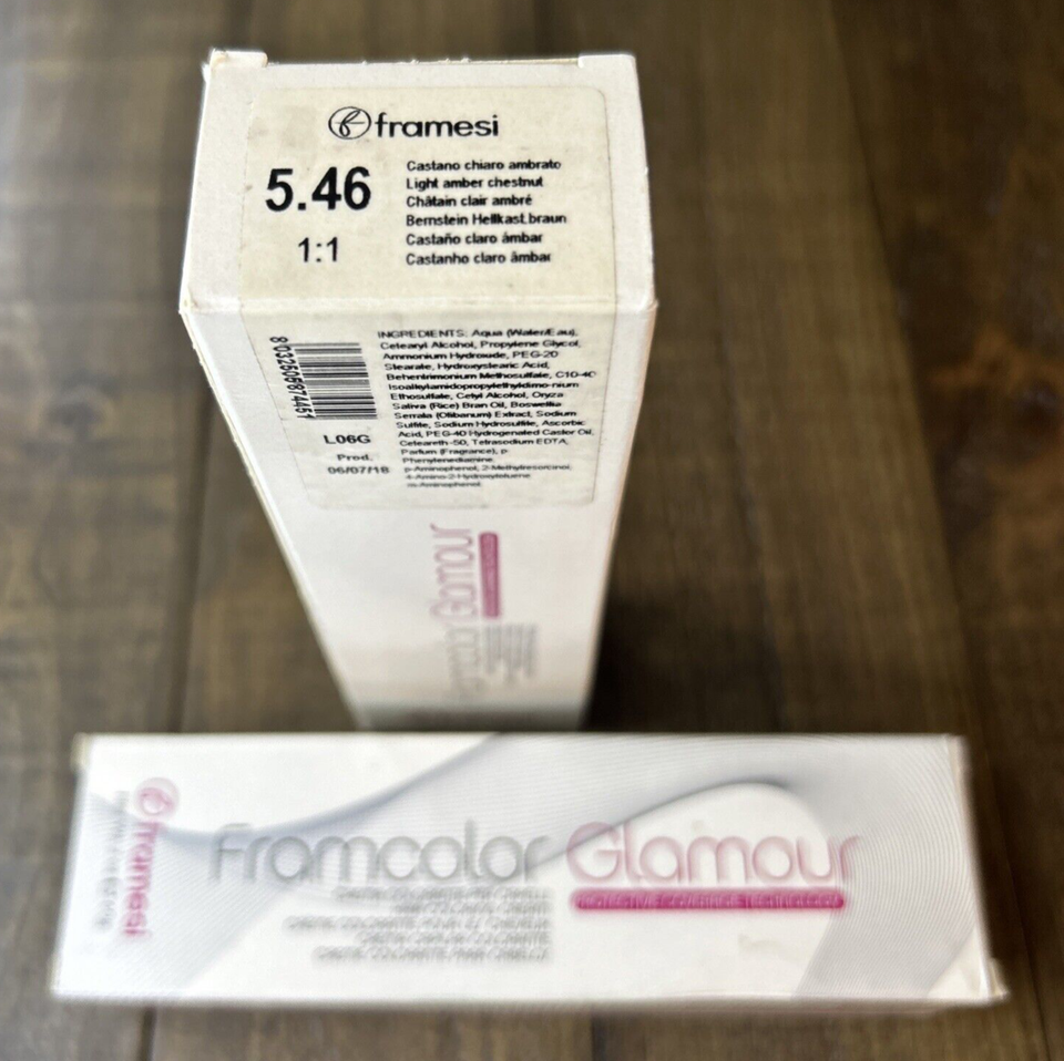 Framcolor Glamour 5.46 Light Amber Chestnut - Hair Color