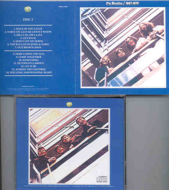 The Beatles - Blue Album ( US Mixes Capitol Release ) Disc Two - CDs