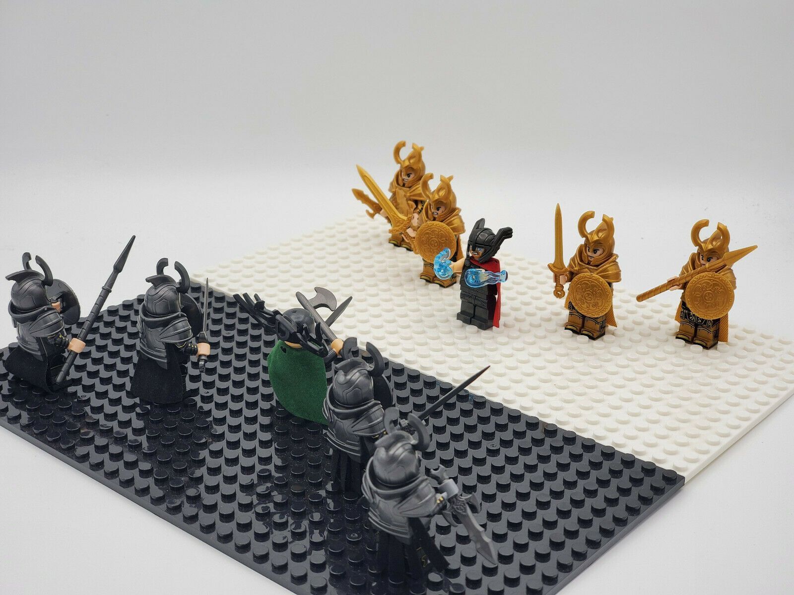 Marvel Thor Ragnarok Asgard Einherjar Guard Thor Vs Hela 10pcs/set ...