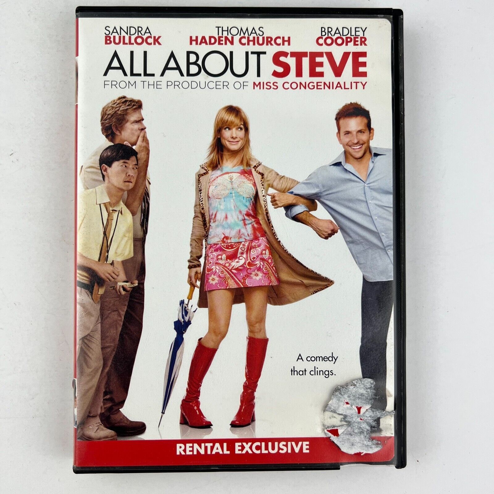 All About Steve DVD Rental Exclusive Sandra Bullock, Bradley Cooper ...