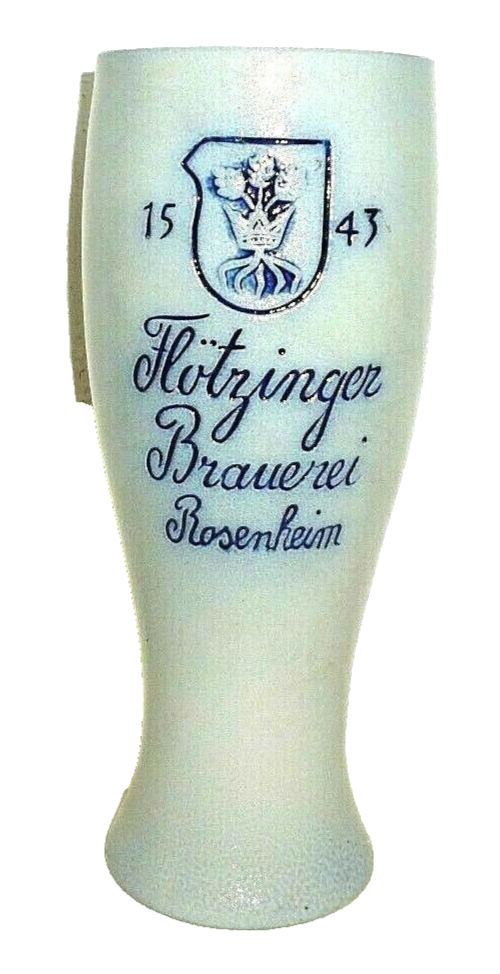 Brauerei Flotzinger Rosenheim Salt-glazed Ceramic Weizen German Beer ...
