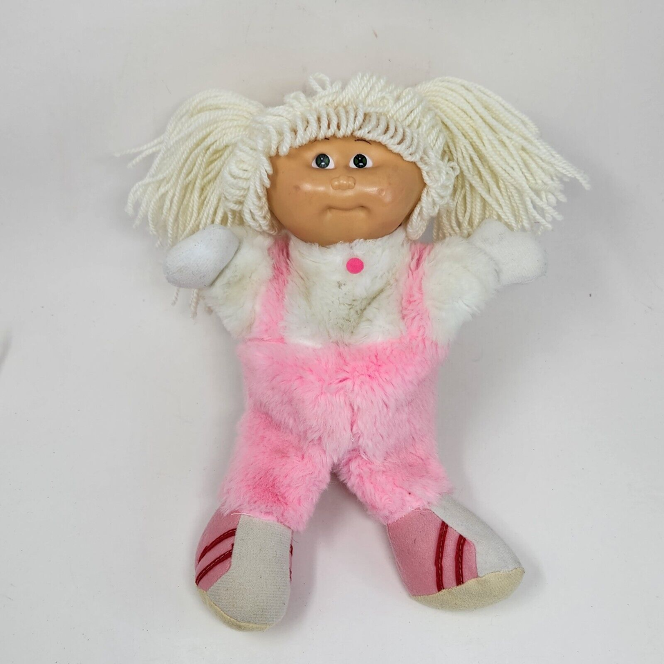 VINTAGE 1980's CABBAGE PATCH GIRL CLONE STUFFED ANIMAL PLUSH HAND ...