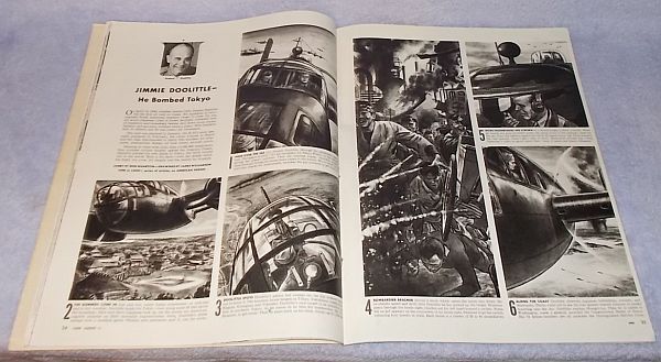 Look Magazine August 11, 1942 War Issue James Doolittle Tojo Toots ...