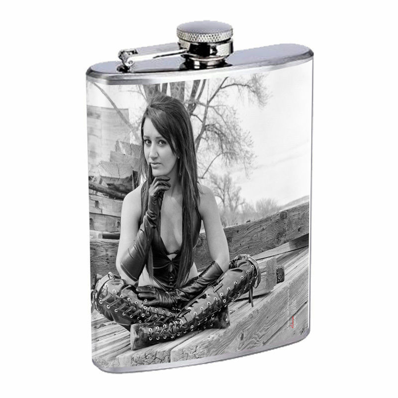 Sexy Bad Girls Pin Up D21 Flask 8oz Stainless Steel Hip Drinking ...