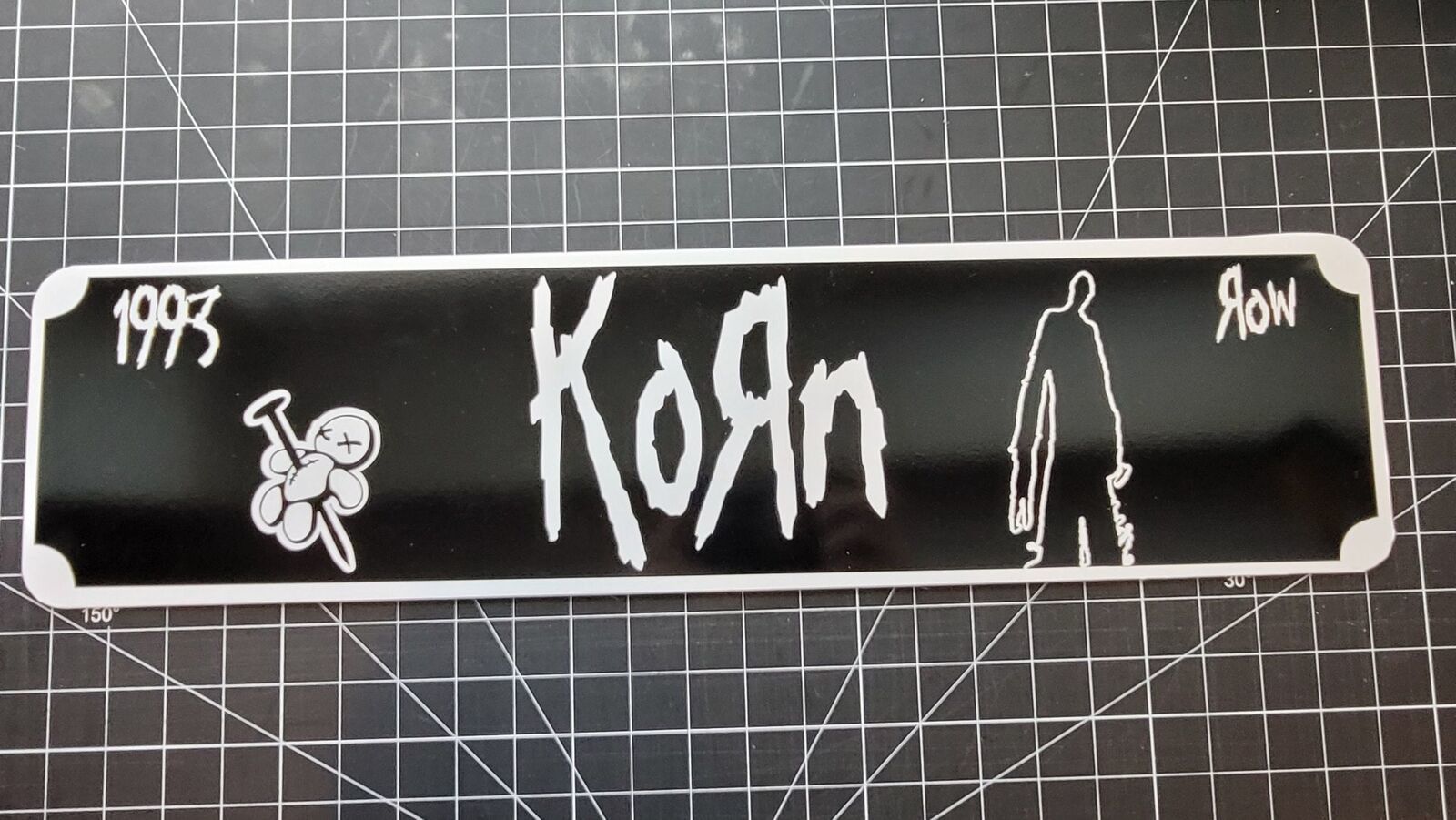 Korn Tribute Rock/Metal Street Sign 6" X 24" Man Cave Indoor/Outdoor ...
