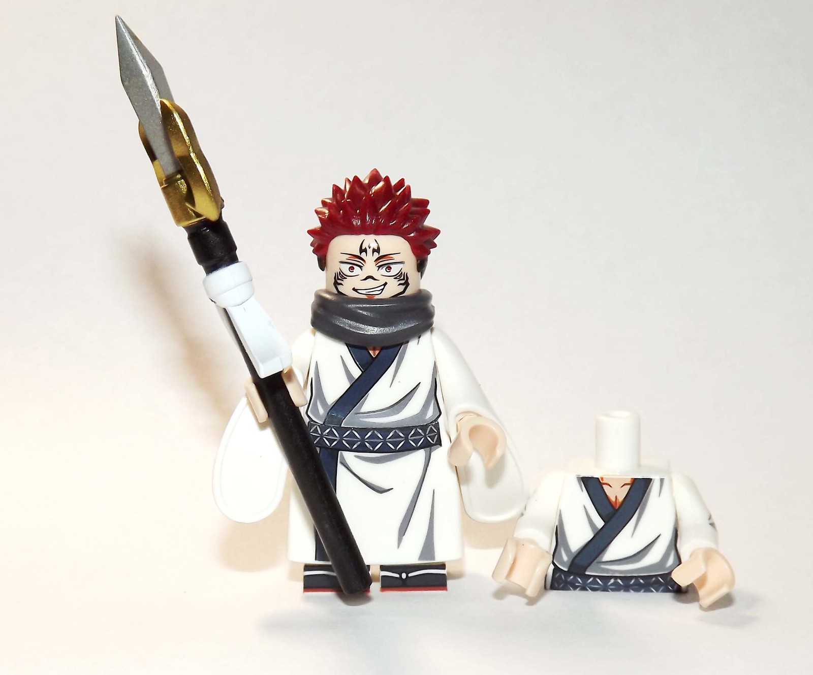 YY Minifigure Building Custom Ryomen Sukuna Jujutsu Kaisen Cartoon TV ...