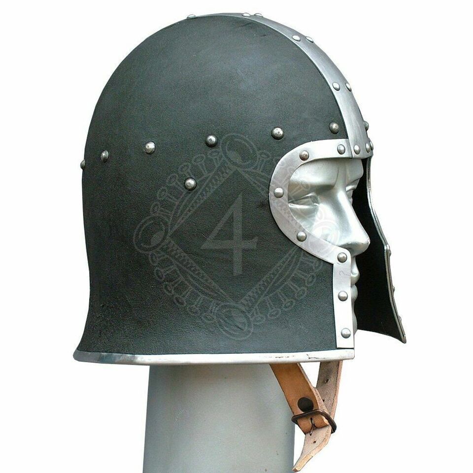 18GA Medieval Barbuta Helmet /Great Knight Templar Helmet Replica FR152 ...