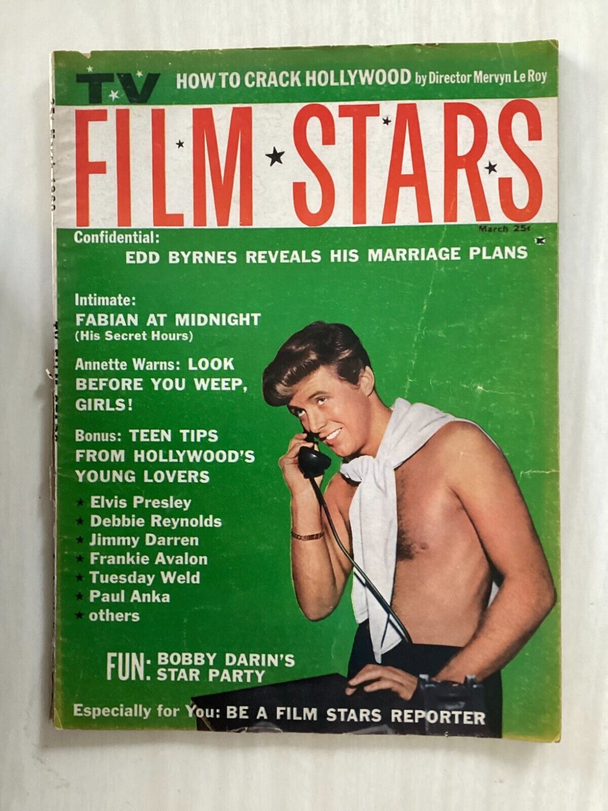 TV FILM STARS - March 1960 - RARE! - MICHAEL CALLAN, ANNETTE FUNICELLO ...