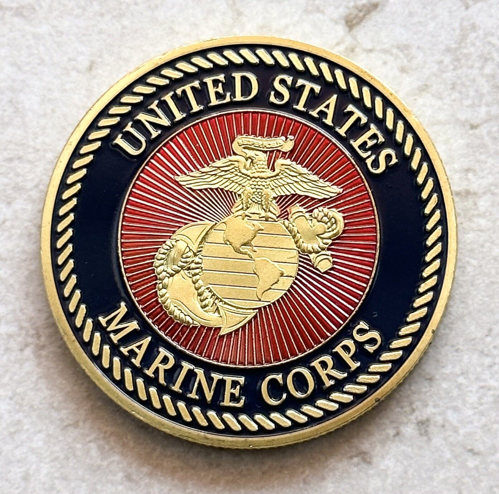 US Marine Corps Force Command Challenge Coin USMC - Current Militaria ...
