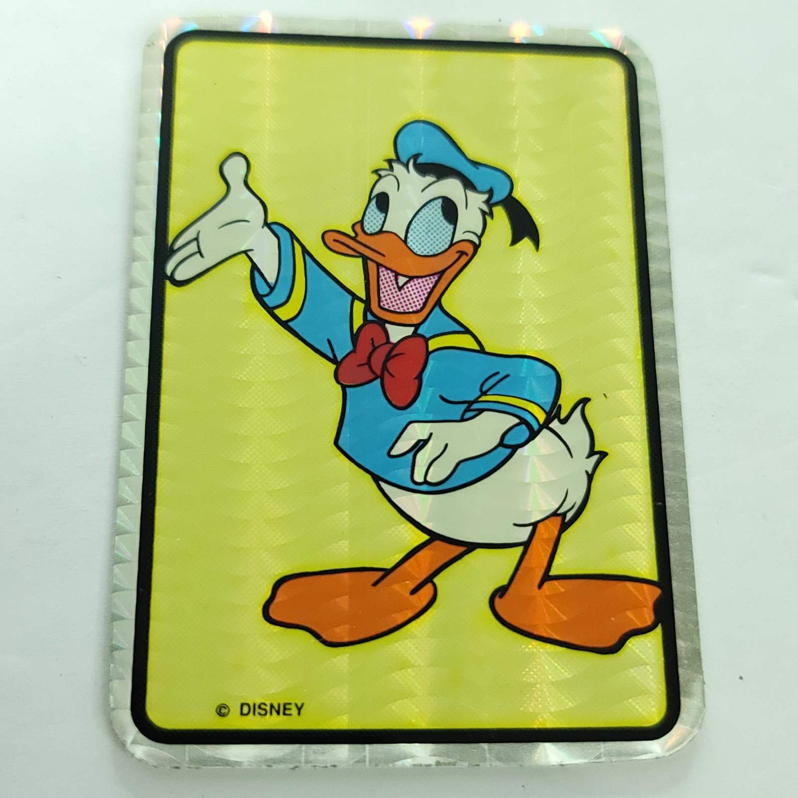 Disney Donald Duck Vending Machine Sticker Prism 1990's Vintage NEW ...