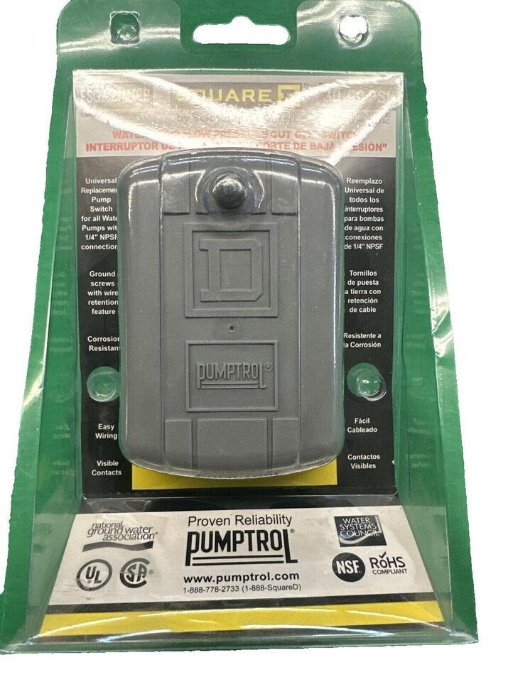 SQUARE D 30/50 PSI Pressure Switch Schneider Electric - Pressure Switches