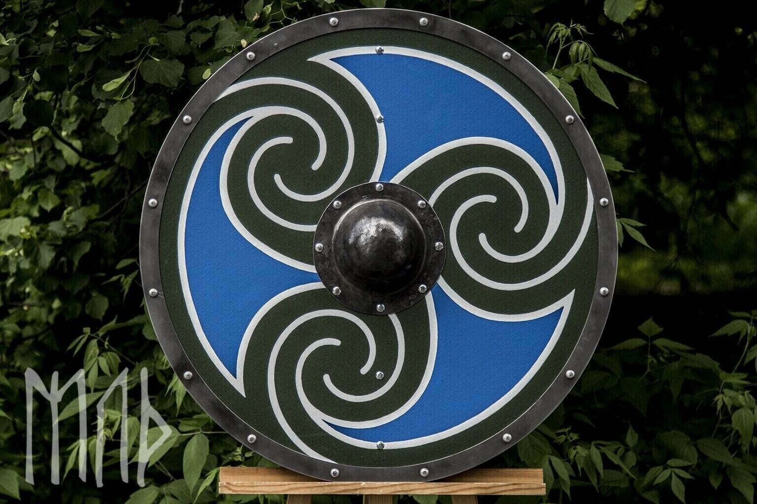 Wood & Metal MEDIEVAL Knight Shield Handcrafted Viking Shield - Armor ...