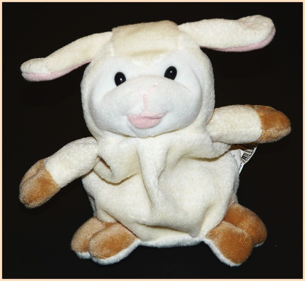 Small Walmart Sheep Beanie Beanbag Plush 7 inch Lovey Stuffed Animal ...