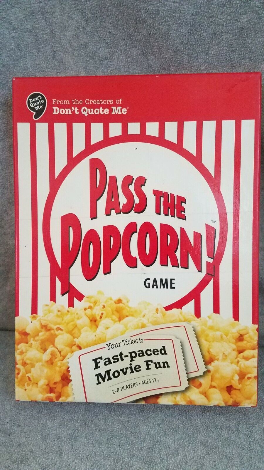 Pass the Popcorn Board Game - Contemporary Manufacture