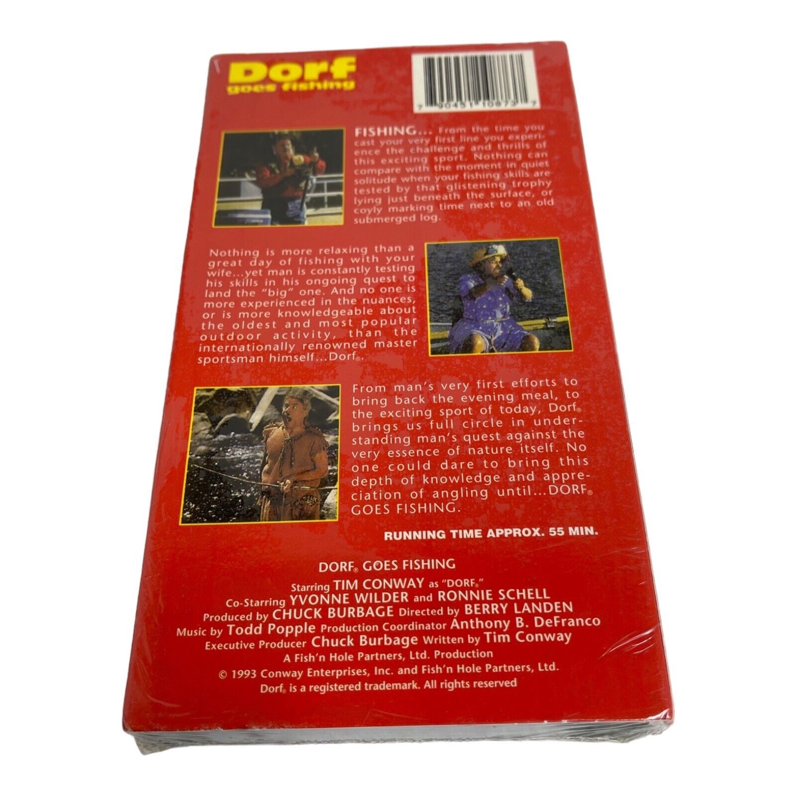 Dorf Goes Fishing VHS VCR Video Tape Tim Conway new sealed Vintage ...