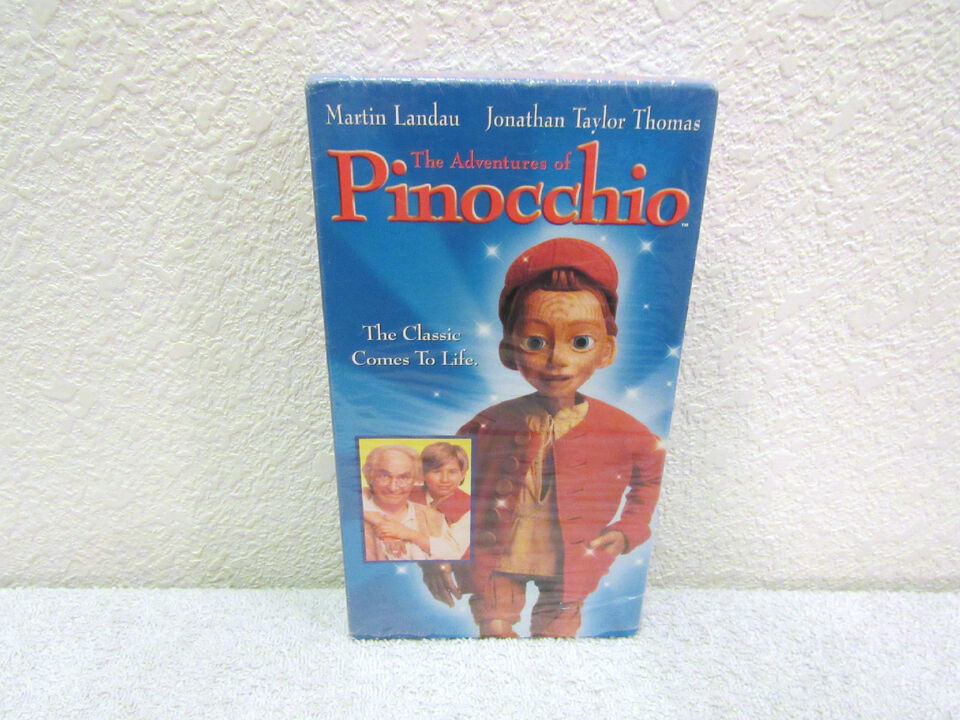 1996 The Adventures of Pinocchio Starring Jonathan Taylor Thomas VHS ...