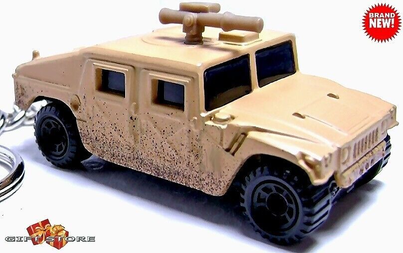 HTF KEYCHAIN SAND HUMMER H1 HUMVEE ARMY/USMC/ISRAEL IDF CUSTOM Ltd NICE ...