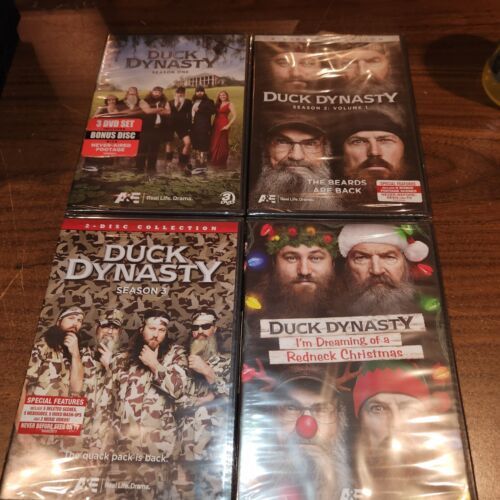 Duck Dynasty Season 1 - 3 plus holiday DVD all BRAND NEW! SEALED! 8 ...