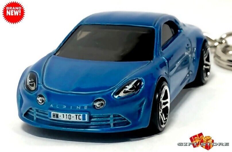 RARE KEYCHAIN BLUE ALPINE A110/S RENAULT NEW CUSTOM Ltd EDITION GREAT ...
