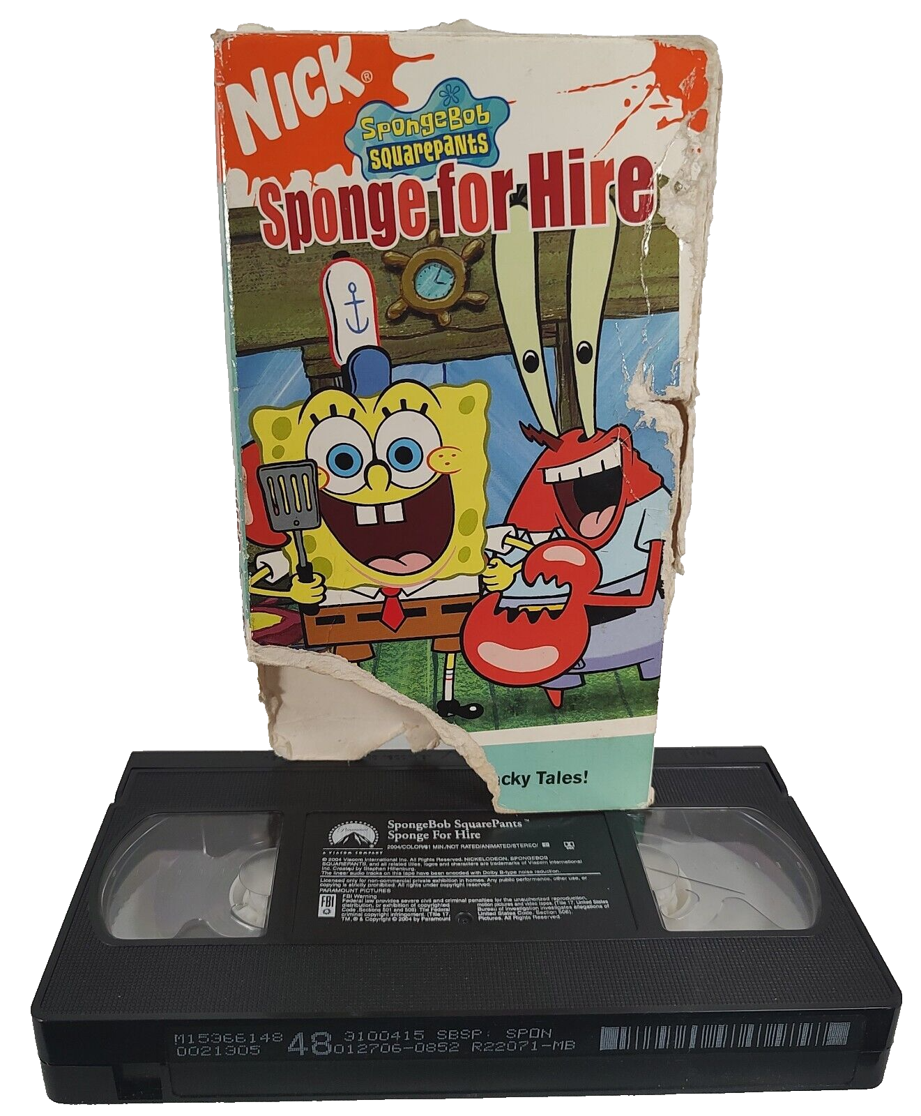 Spongebob Squarepants Sponge for Hire VHS and 50 similar items